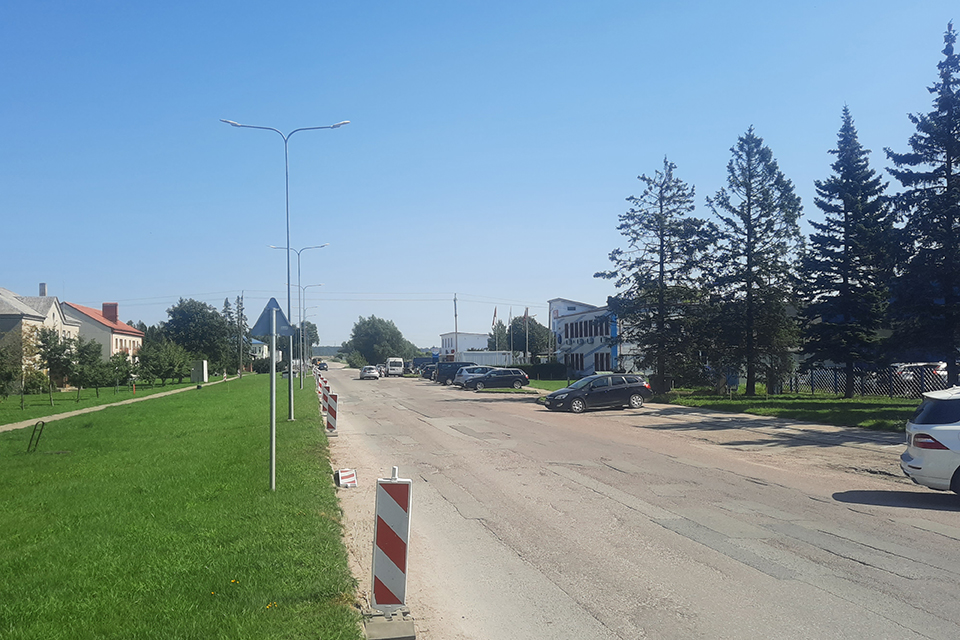 Atvira Klaipėda | Vytauto gatvėje Kretingoje – rekonstrukcijos darbai